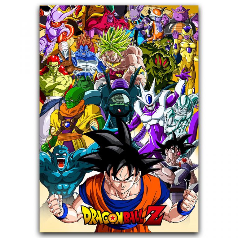 Dragon Ball Z Posters - DBZ Canvas Art Decor Home 2021