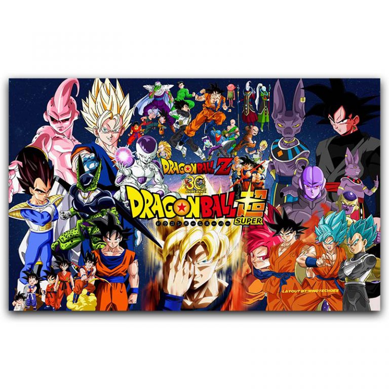 Dragon Ball Z Posters - DBZ Canvas Art Decor Home 2021