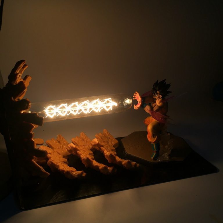 DBZ Goku Kamehameha Table Lamp DIY 3D Light Lamp | DBZ Shop