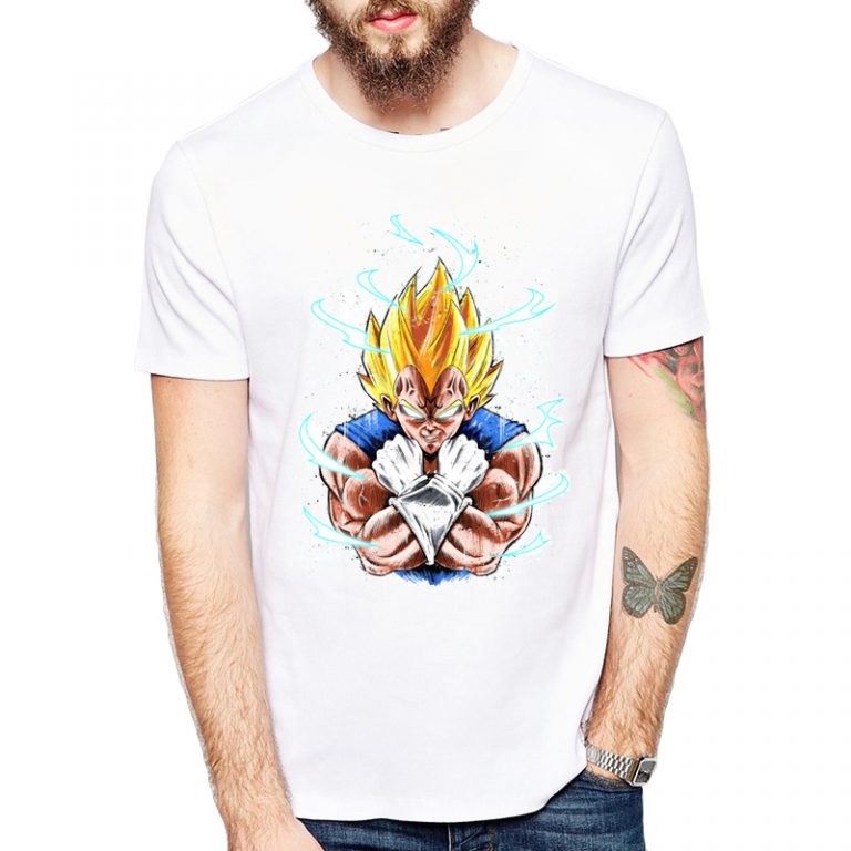 Vegeta Fashion Printed T-shirt | DBZ Shop