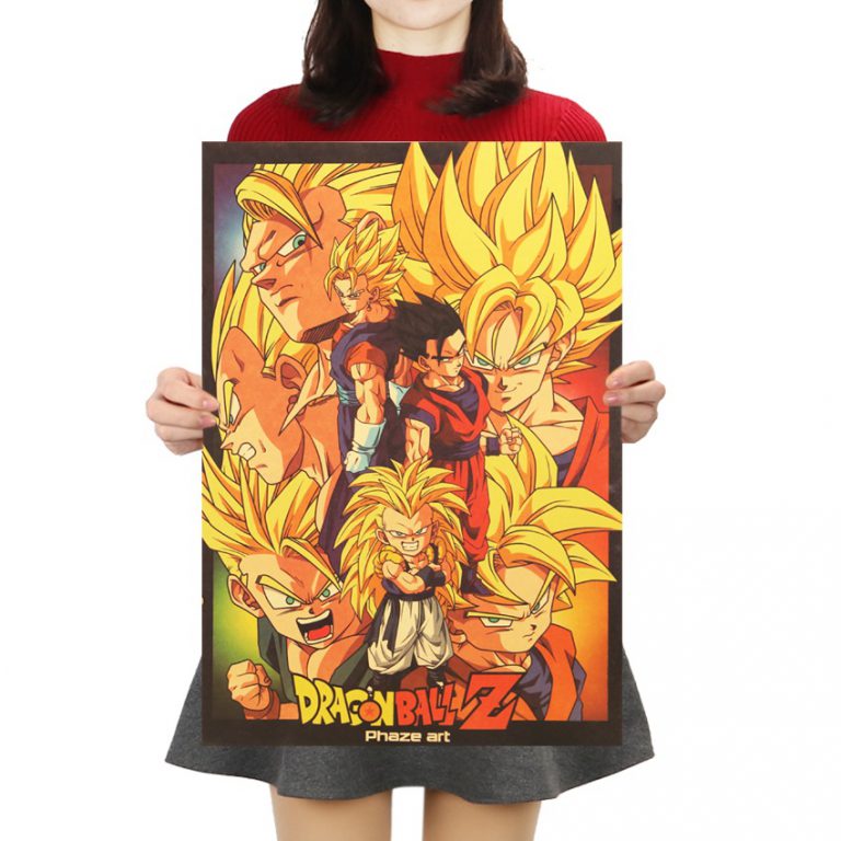 Dragon Ball Z Posters - DBZ Canvas Art Decor Home 2021