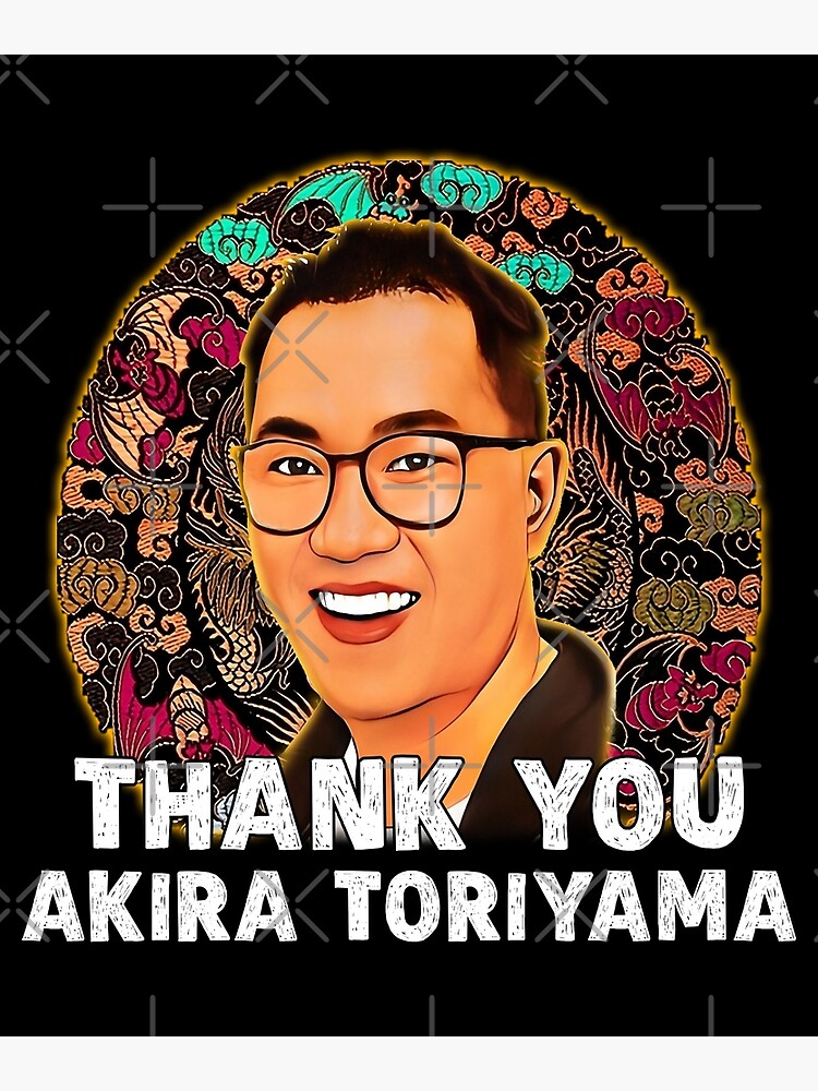 Thank You Akira Toriyama - Dragon Ball Icon Death Poster RB1203 | DBZ Shop